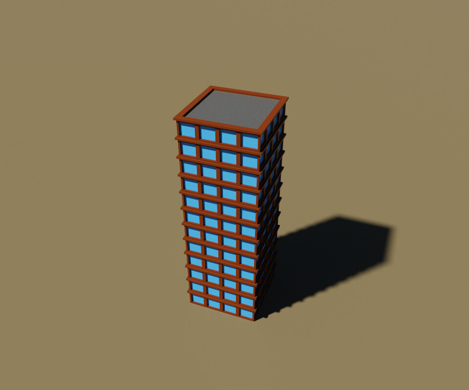 ArtStation - voxel city building | Game Assets