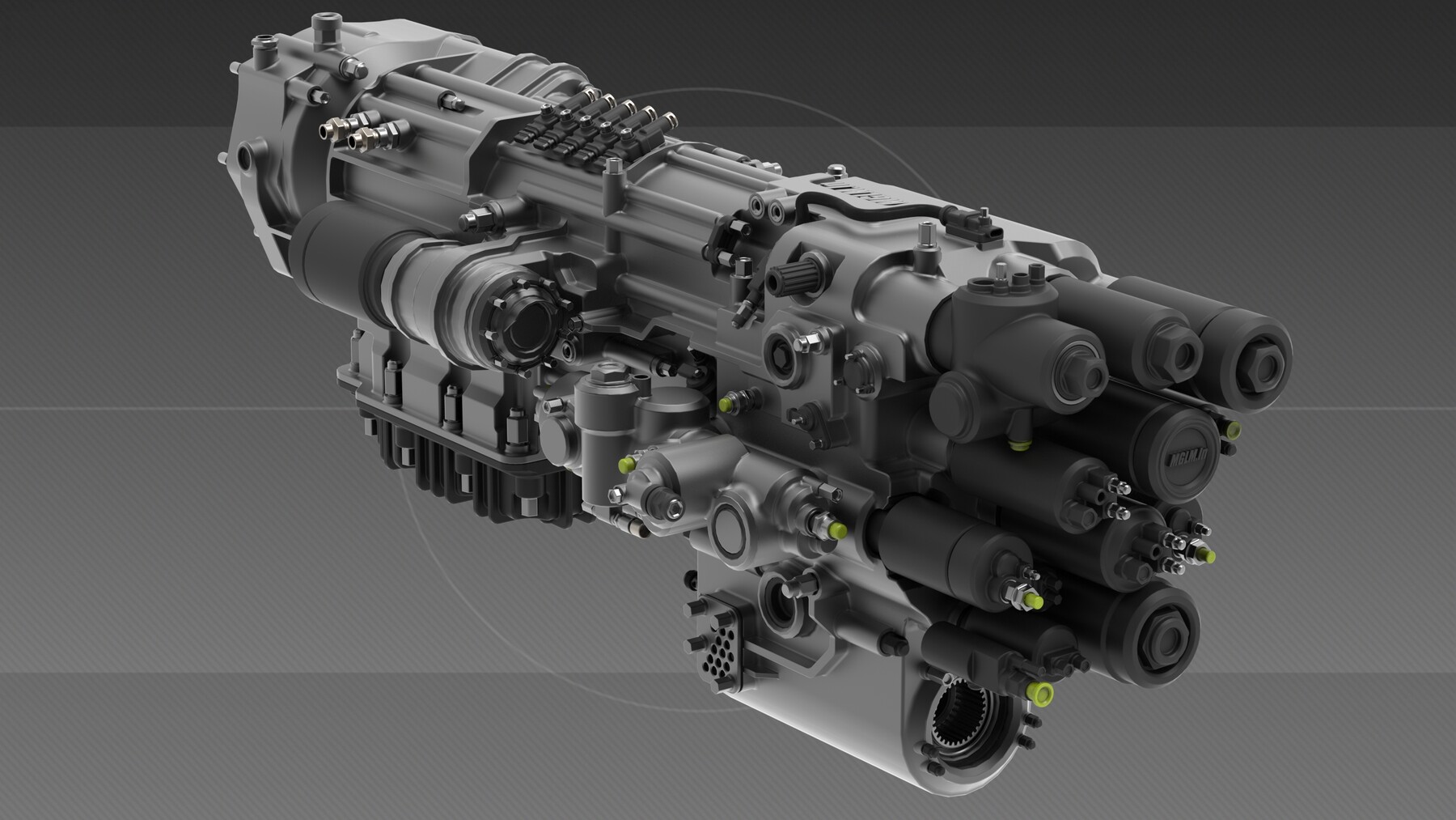 ArtStation - Colossus 10 cylinder diesel engine | Resources