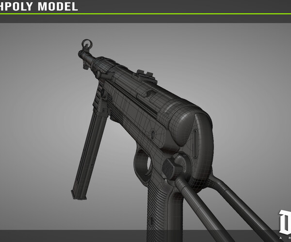 ArtStation - MP 40 Highpoly model | Resources