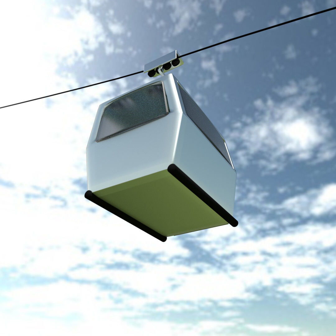 ArtStation - Cable Car | Game Assets