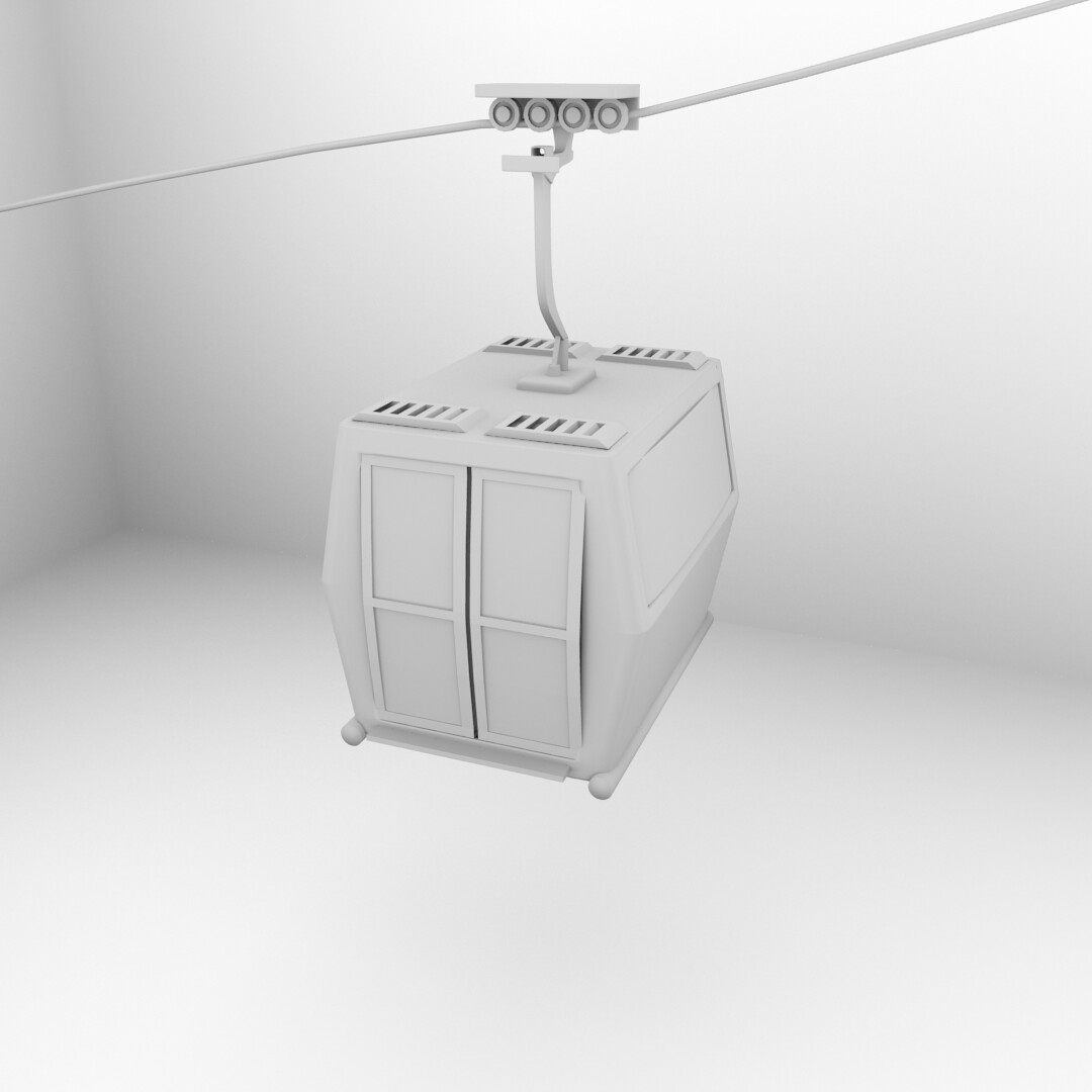ArtStation - Cable Car | Game Assets