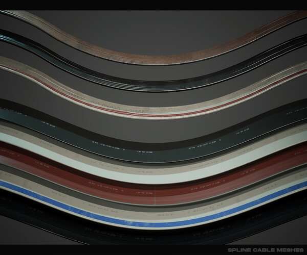 ArtStation - Spline Cable Kit Vol.01 | Game Assets