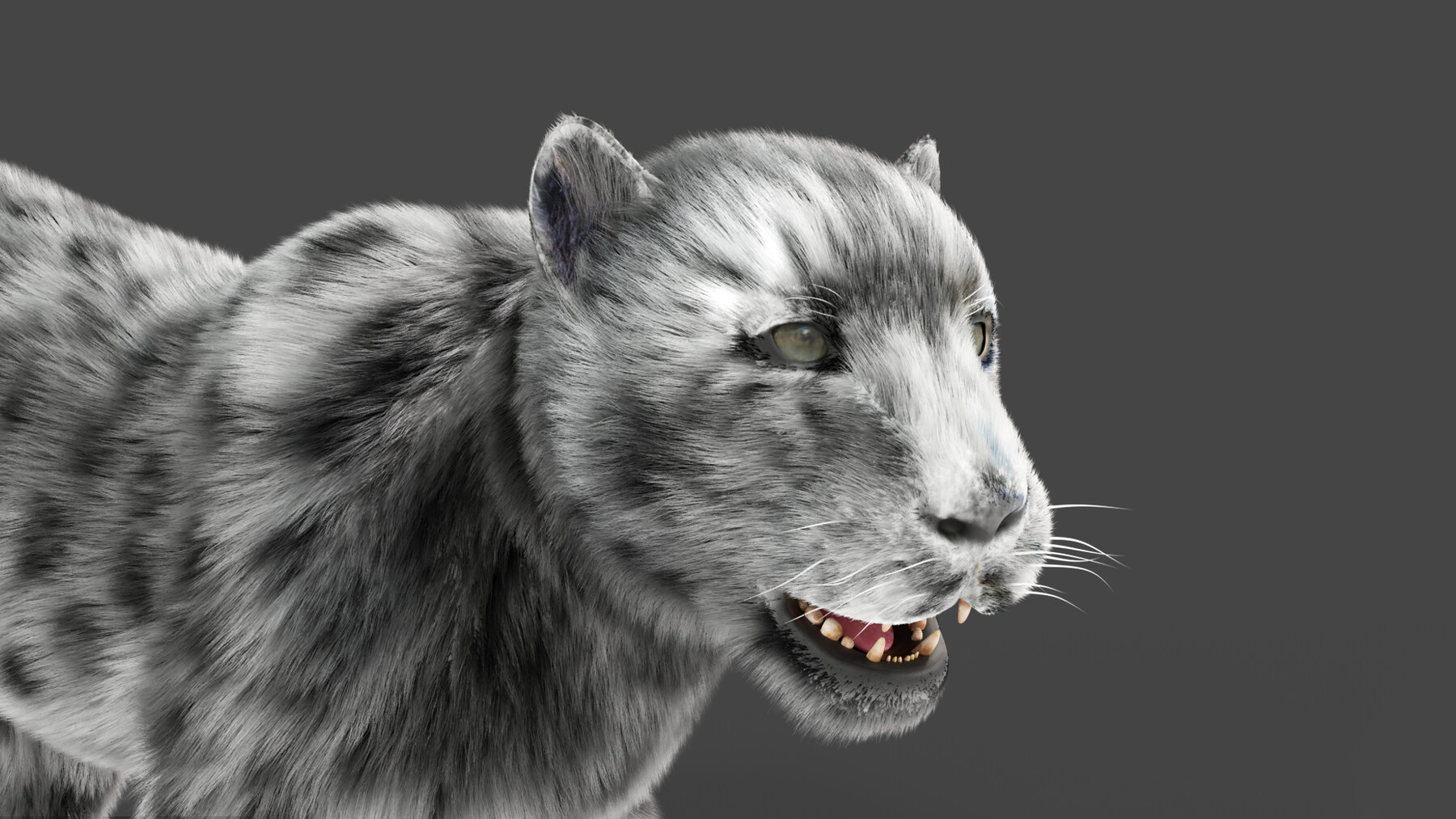 ArtStation - Realistic Fur Leopard Rigged | Game Assets