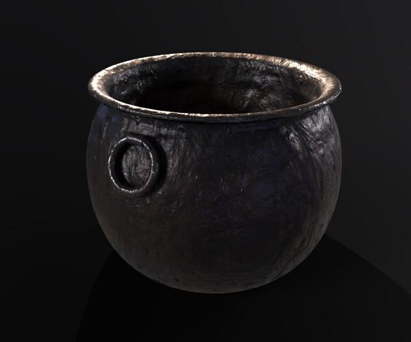 ArtStation - Iron Pot | Game Assets