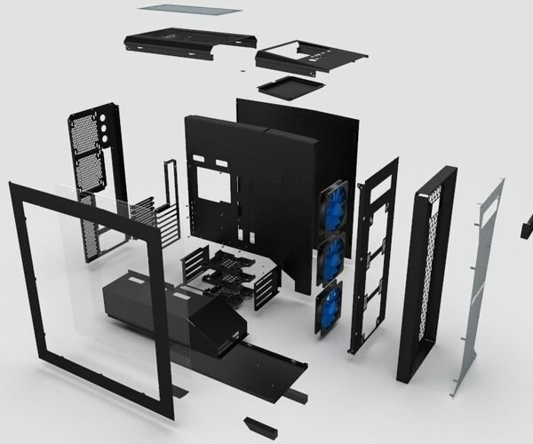 ArtStation - Cluster PC Case | Resources