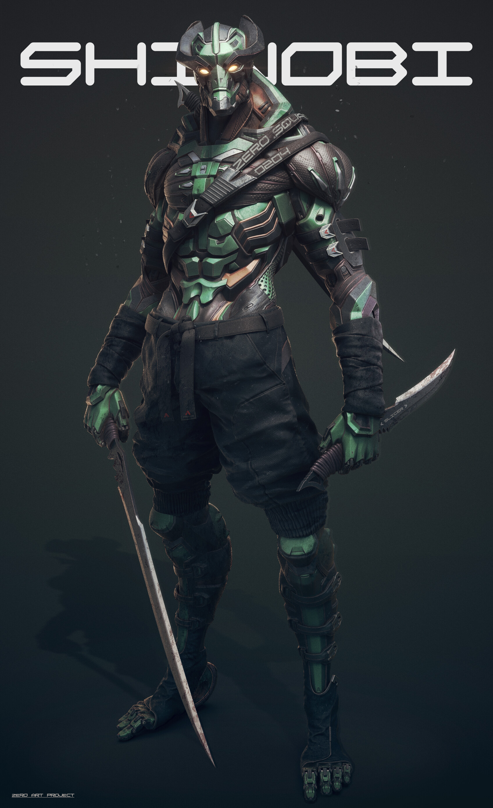 ArtStation - Robot SHINOBI - STL | Resources