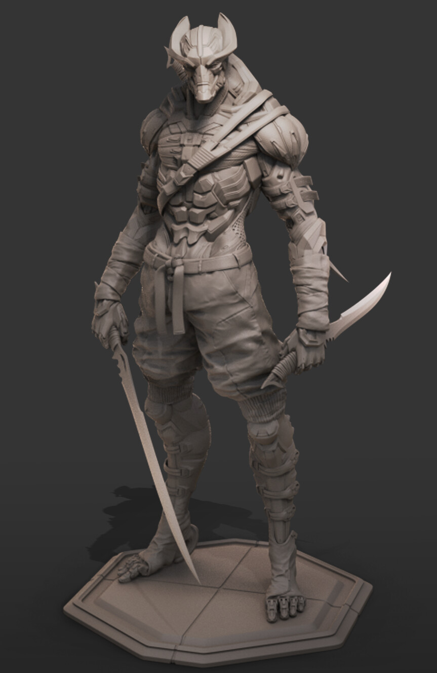 ArtStation - Robot SHINOBI - STL | Resources