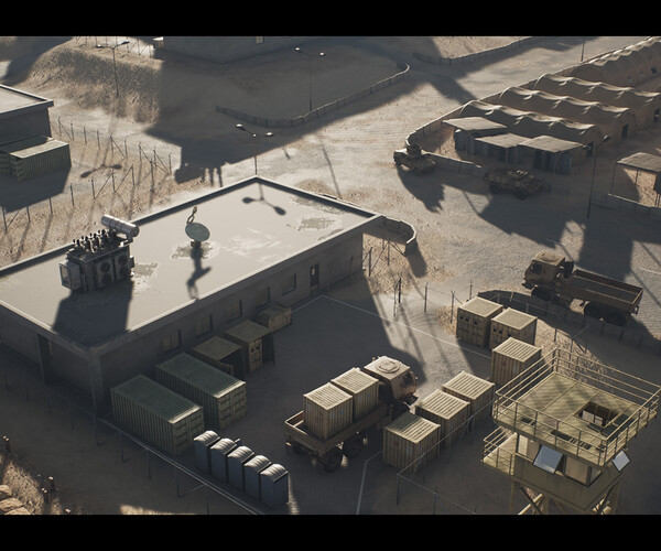 ArtStation - Military Base Megapack | Game Assets