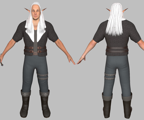 ArtStation - Elf hunter | Game Assets