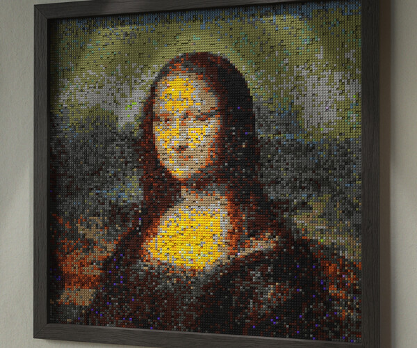 ArtStation - Lego Mosaic Generator - Substance Designer Material ...