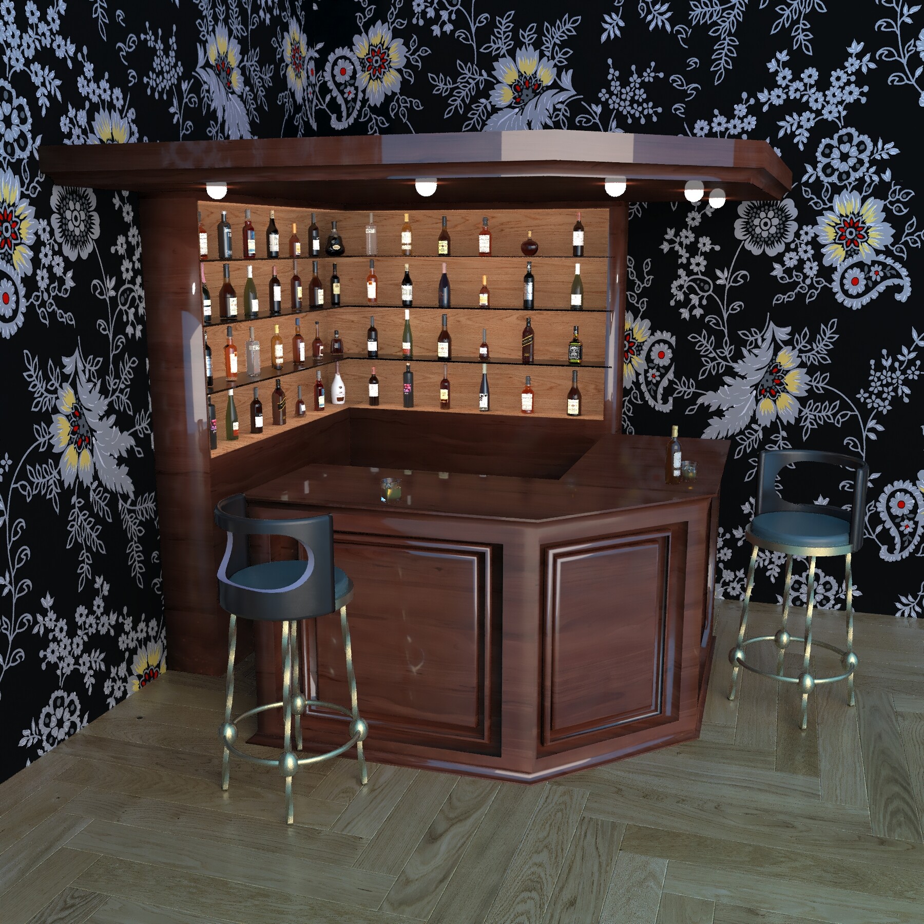 ArtStation - Corner Bar | Resources