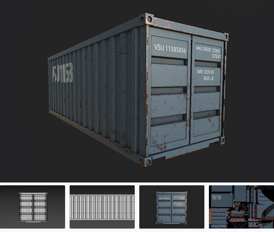 ArtStation - shipping containers | Resources