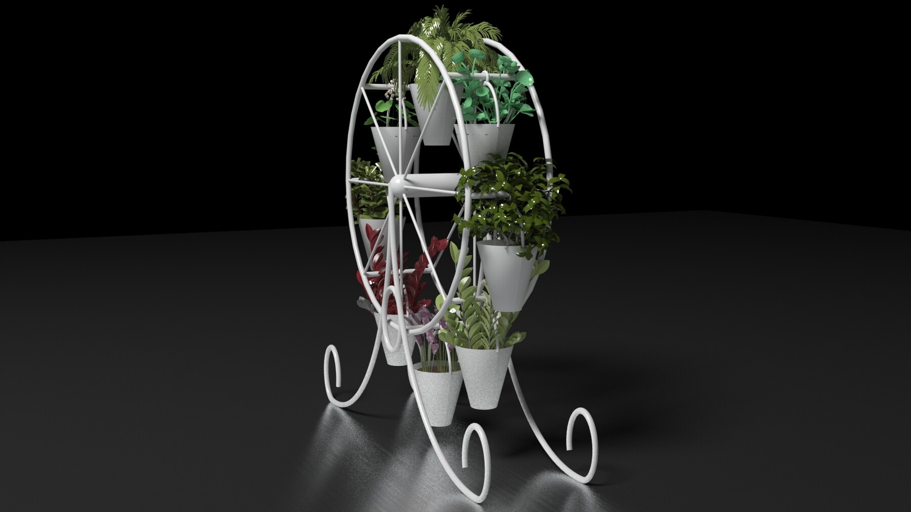 ArtStation - Decorative Flower Stand | Resources