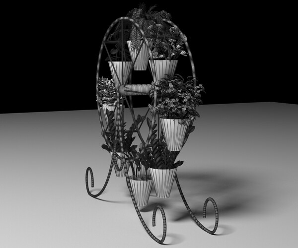 ArtStation - Decorative Flower Stand | Resources