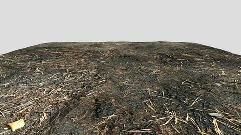 ArtStation - Terrain - Burn Ground - PBR - seamless | Resources