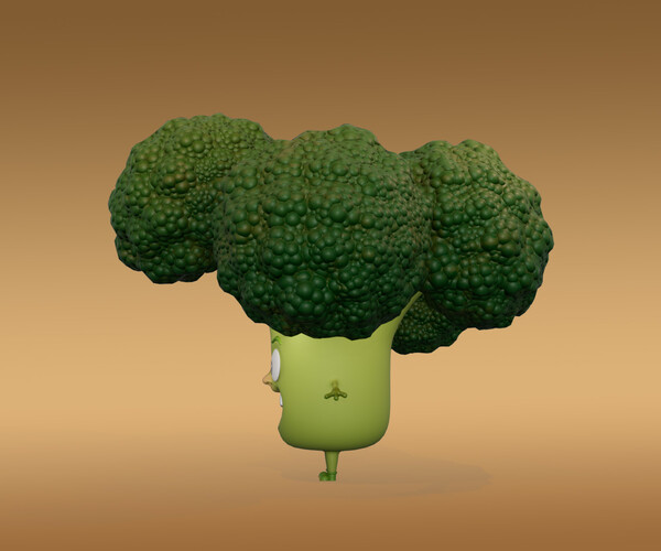 ArtStation - Cartoon broccoli | Game Assets