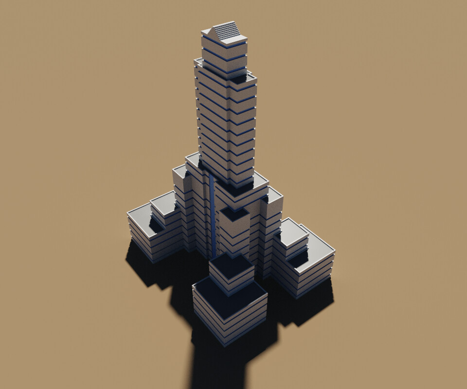 ArtStation - voxel city building | Game Assets