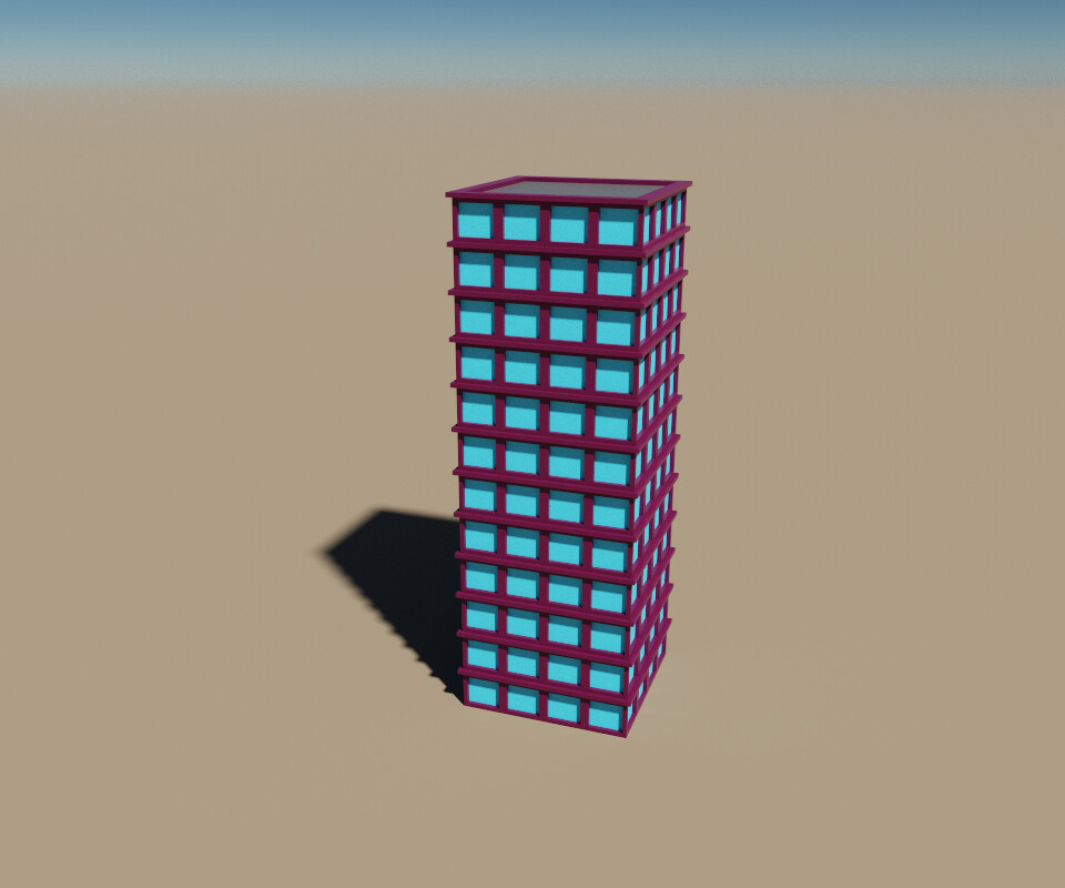 ArtStation - voxel city building | Game Assets