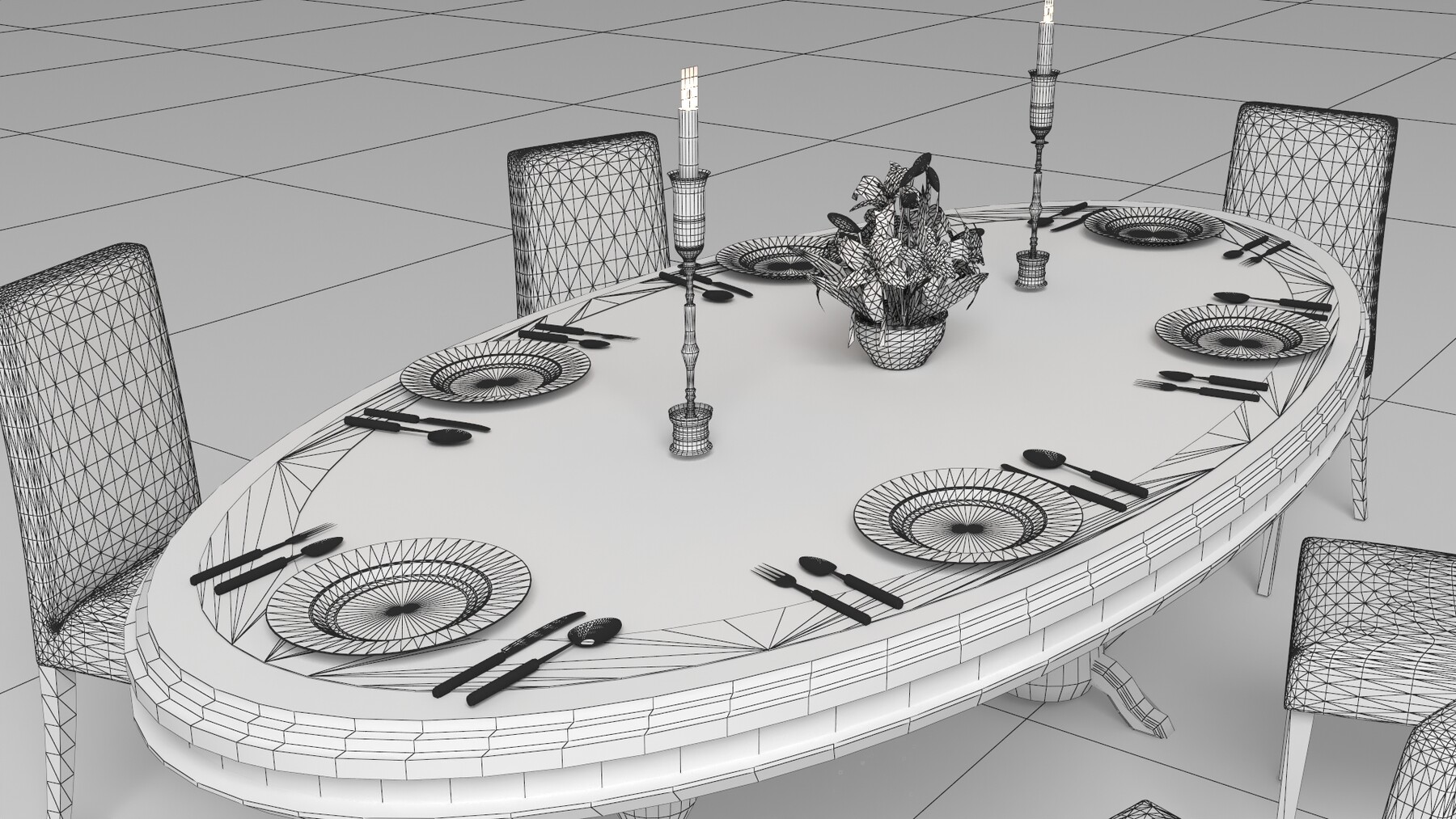 ArtStation - Dinner Table 4K | Resources