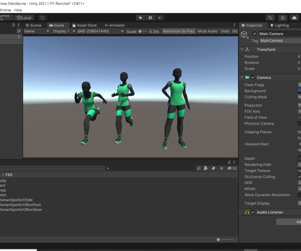 ArtStation - Woman mannequin V3 Rigged in Blender | Game Assets