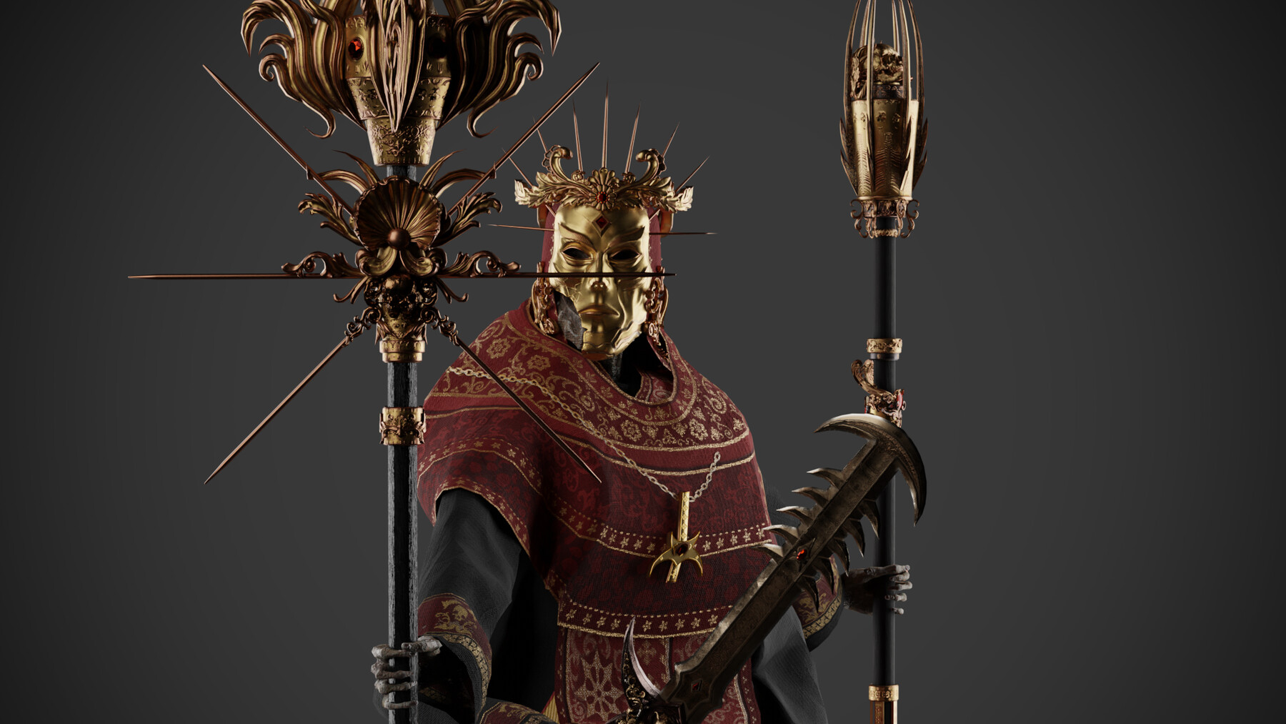 ArtStation - Undead Priest / Necromancer | Game Assets