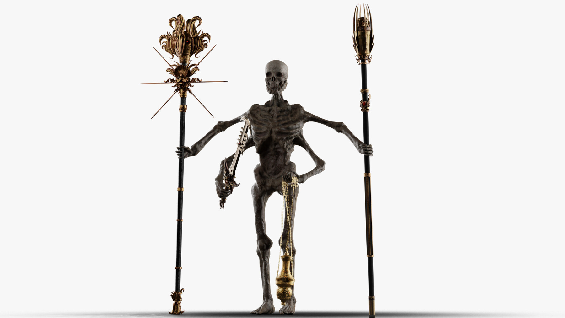 ArtStation - Undead Priest / Necromancer | Game Assets