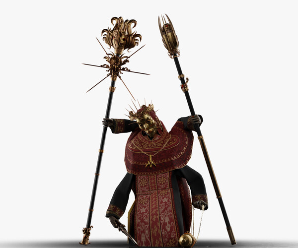 ArtStation - Undead Priest / Necromancer | Game Assets