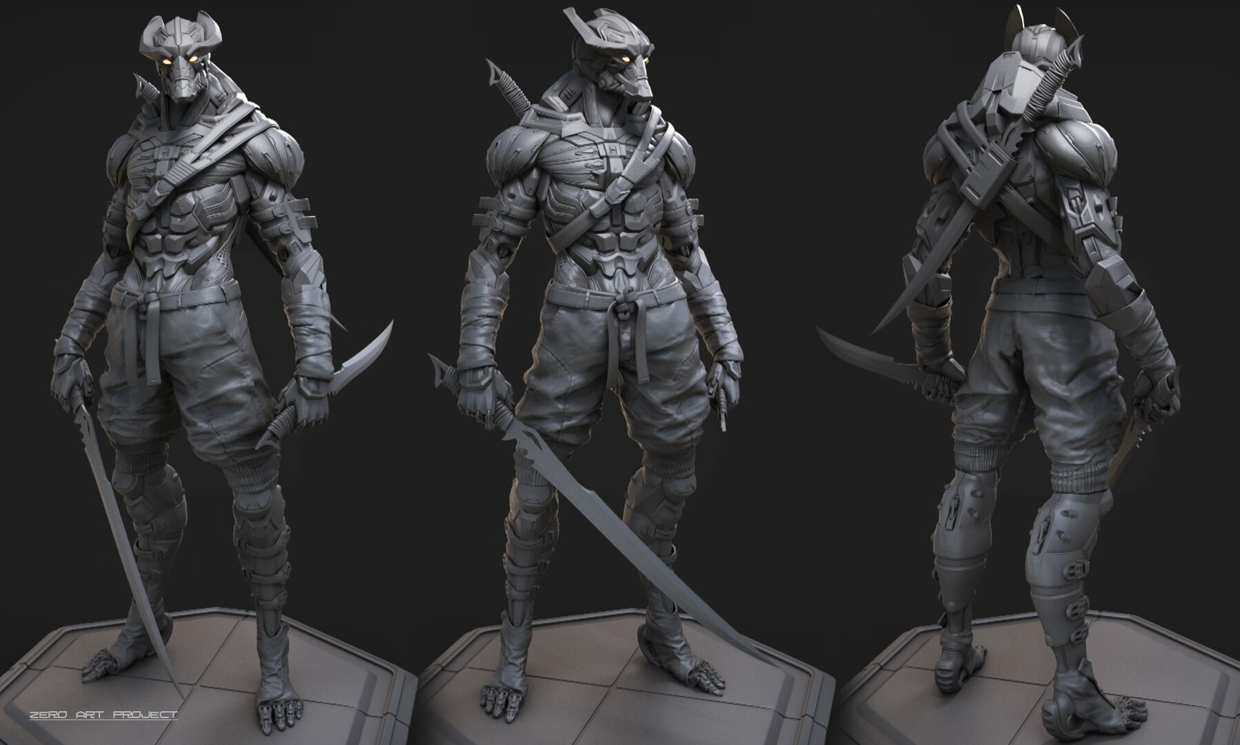 ArtStation - Robot SHINOBI - STL | Resources
