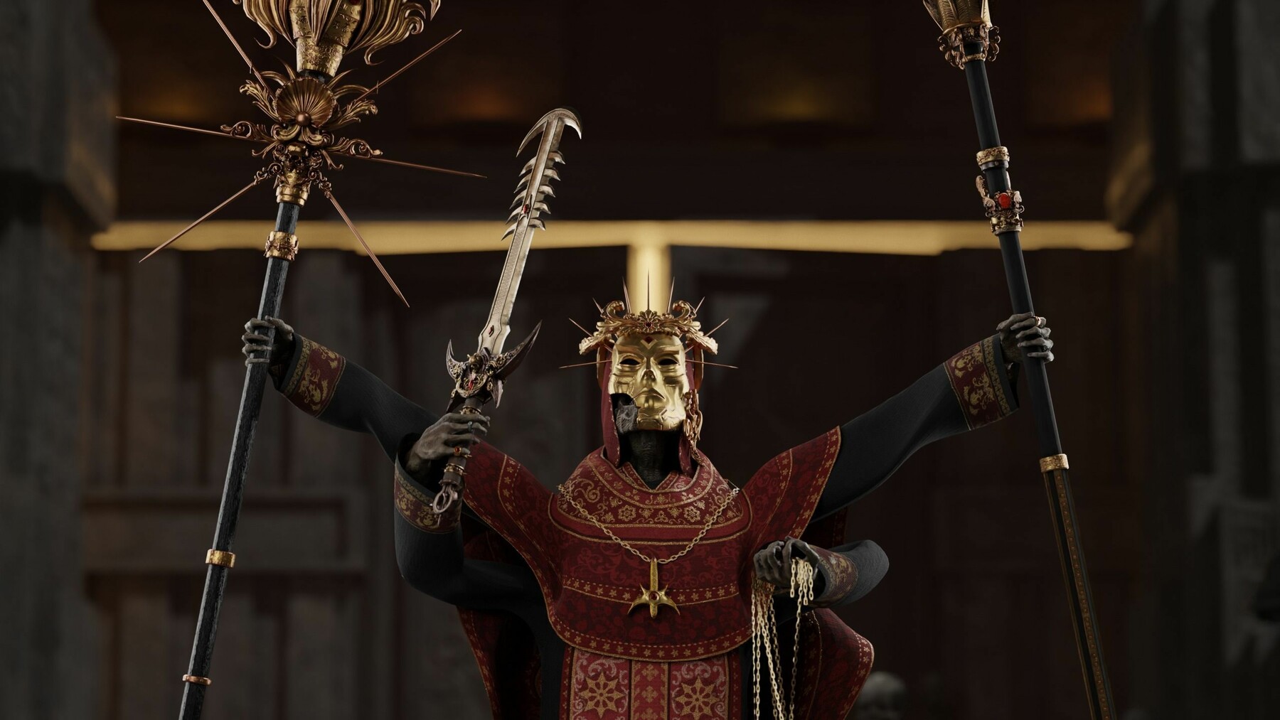 ArtStation - Undead Priest / Necromancer | Game Assets