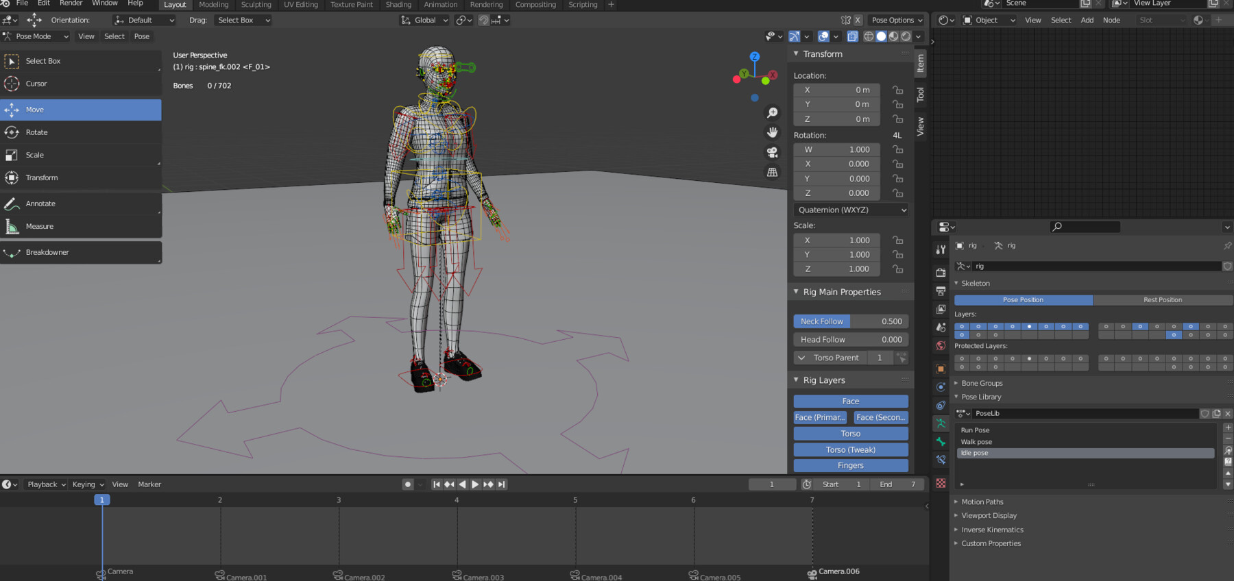 ArtStation - Woman mannequin V1 Rigged in Blender | Game Assets