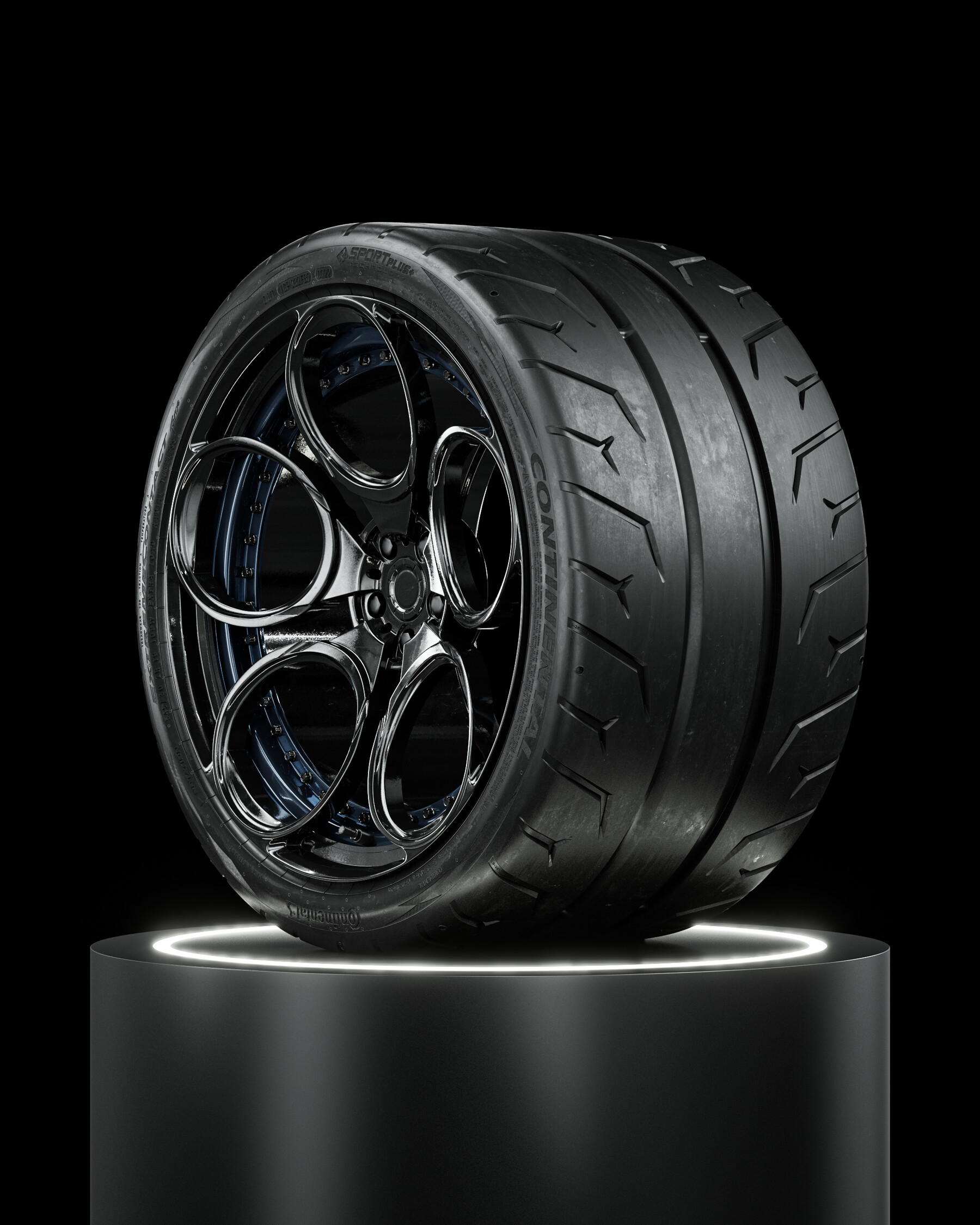 ArtStation - Continental Extreme Contact Force • 345/30 ZR19 109W (Real ...