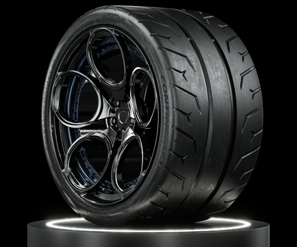 ArtStation - Continental Extreme Contact Force • 345/30 ZR19 109W (Real ...