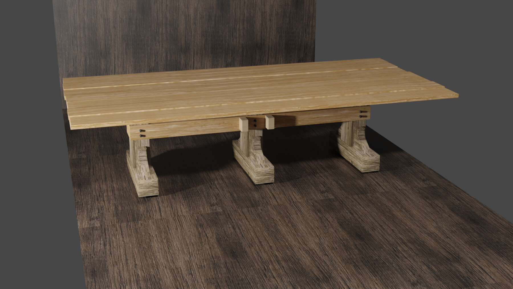 ArtStation - Medieval Table | Game Assets