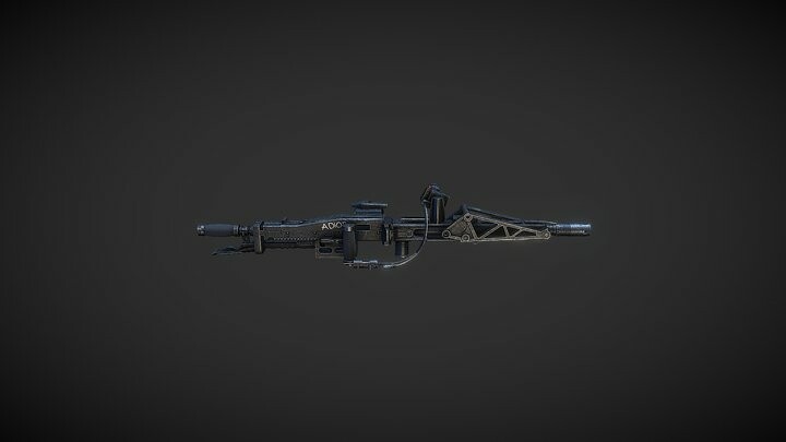 ArtStation - M56 Smartgun Aliens | Resources