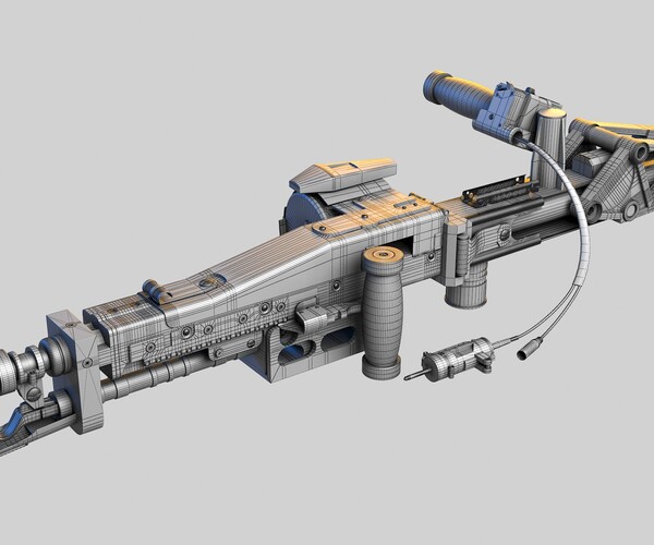 ArtStation - M56 Smartgun Aliens | Resources