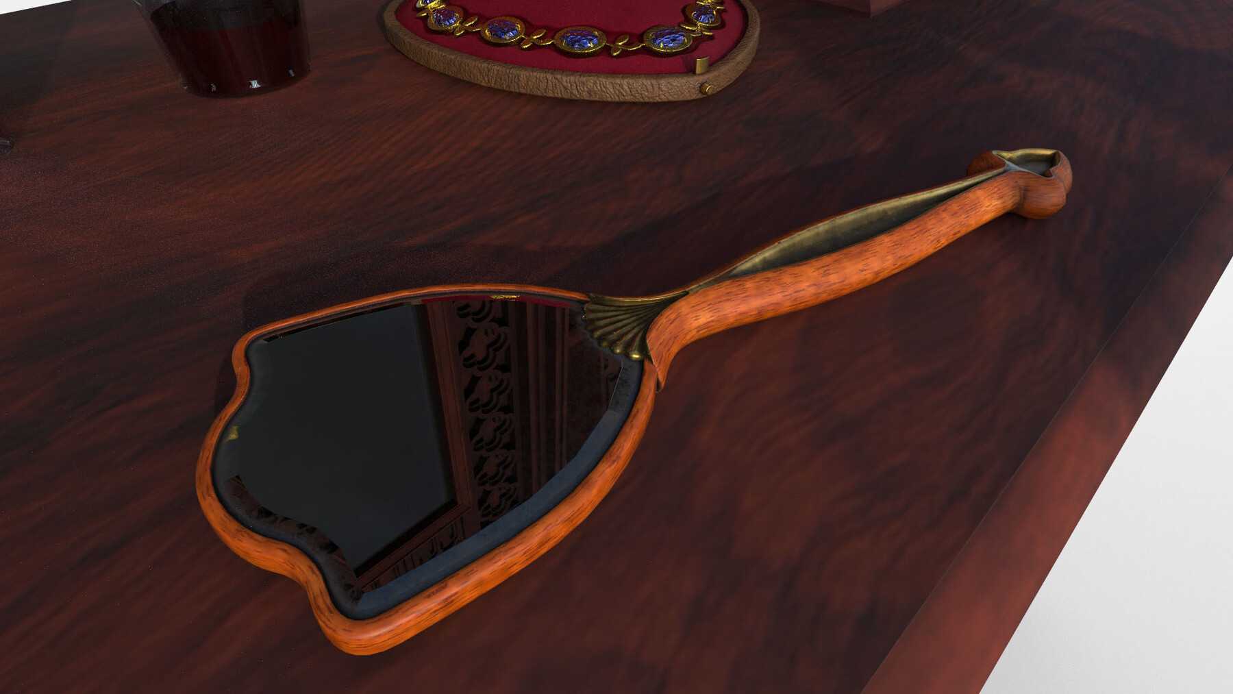 ArtStation - Victorian dressing table (openable) | Game Assets