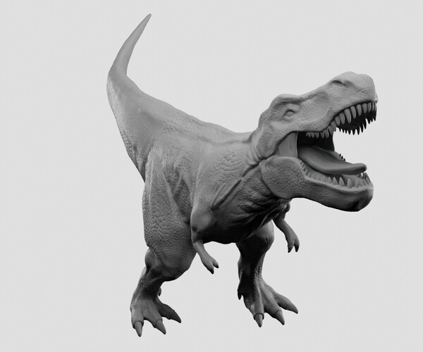 ArtStation - T REX 3D MODEL | Resources