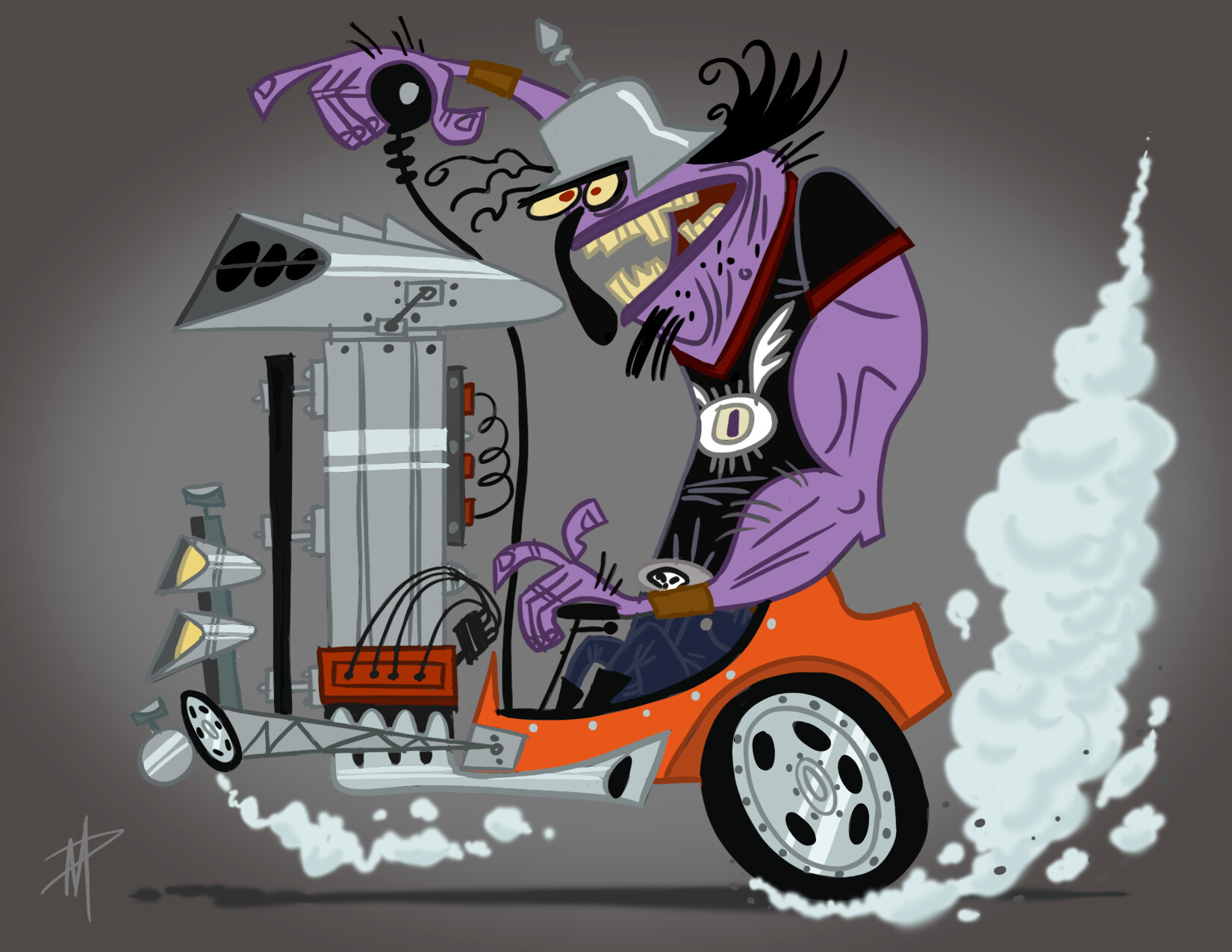 ArtStation - Hot Rod Monster Series | Artworks