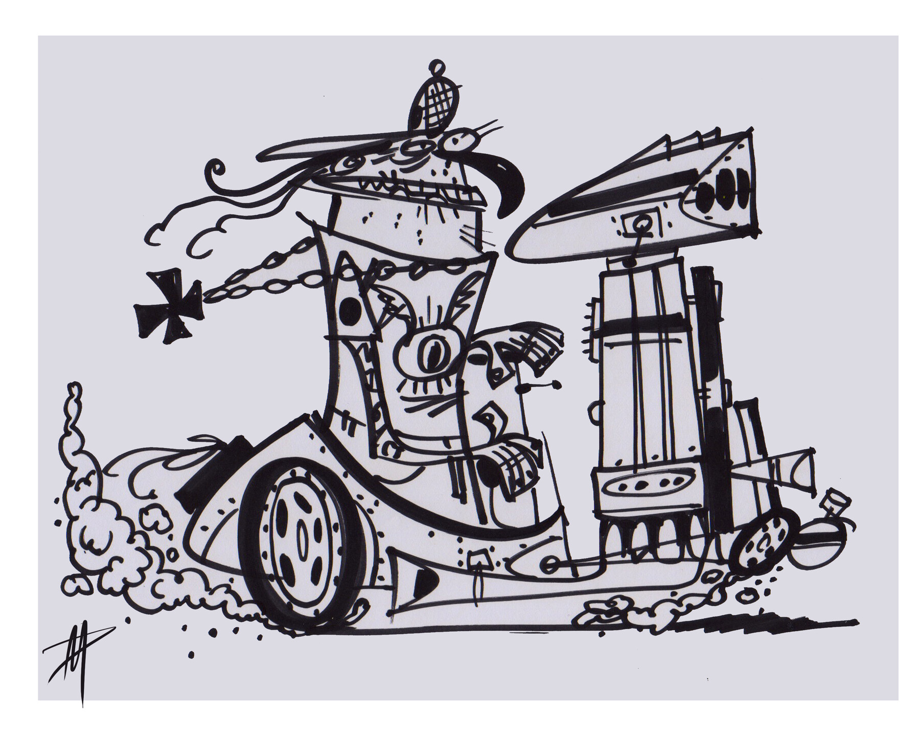 ArtStation - Hot Rod Monster Series | Artworks