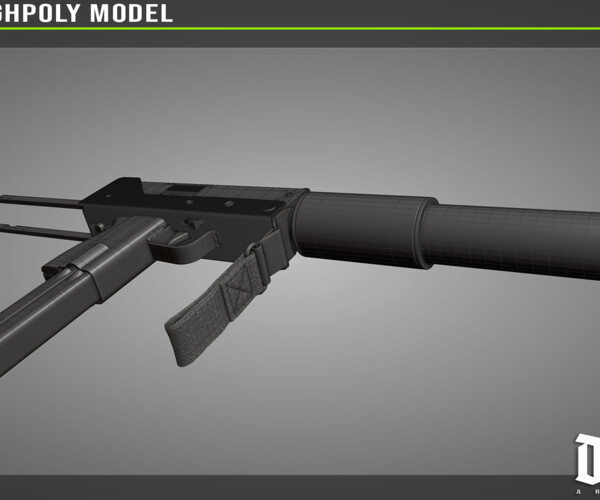 ArtStation - MAC 10 Highpoly model | Resources