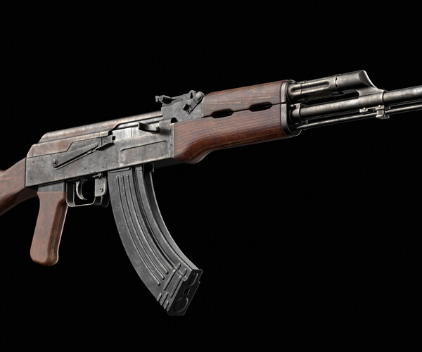 ArtStation - AK-47 / AKS Kalashnikov Assault Rifles (Game Ready) | Game ...