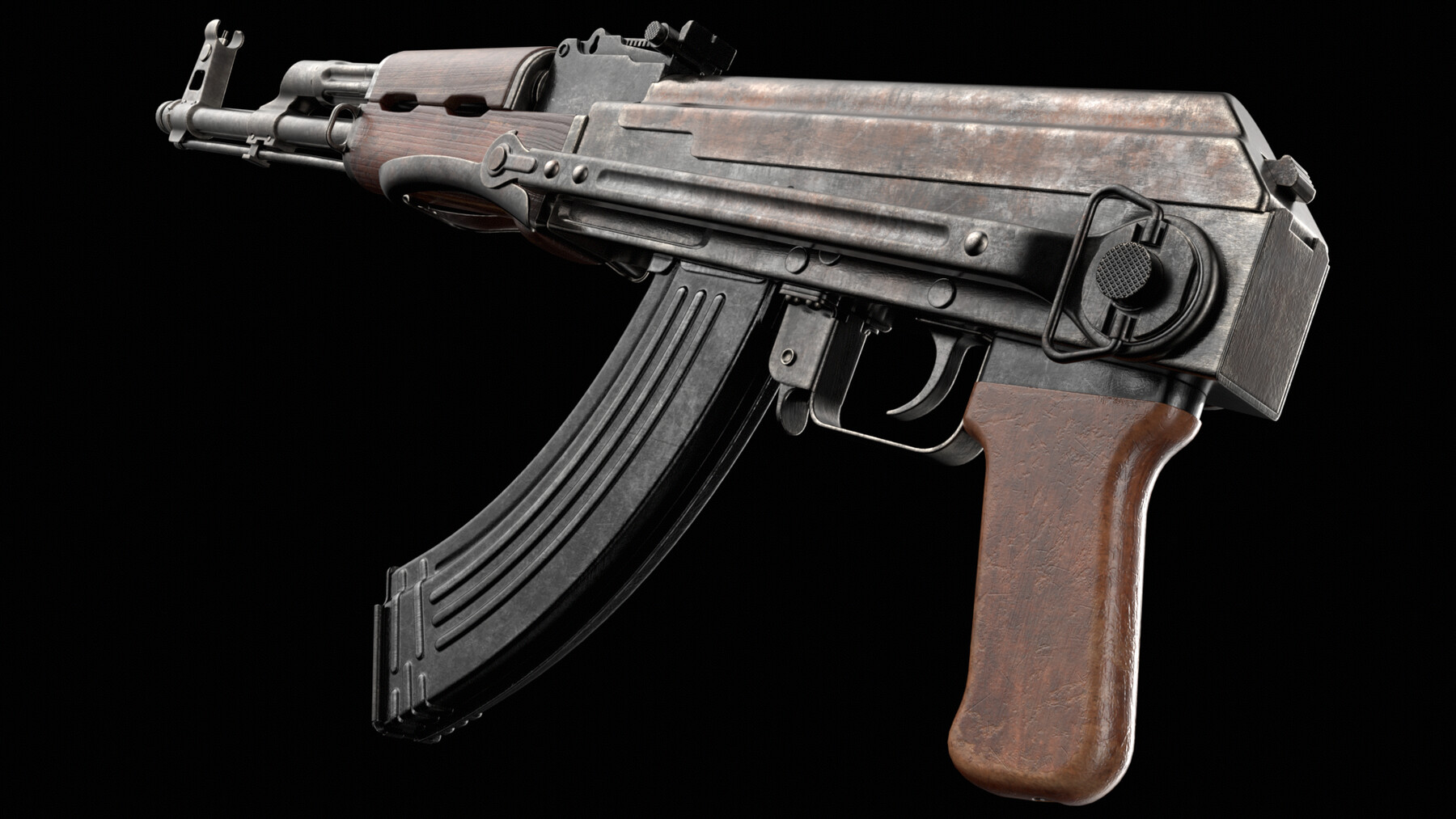 ArtStation - AK-47 / AKS Kalashnikov Assault Rifles (Game Ready) | Game ...