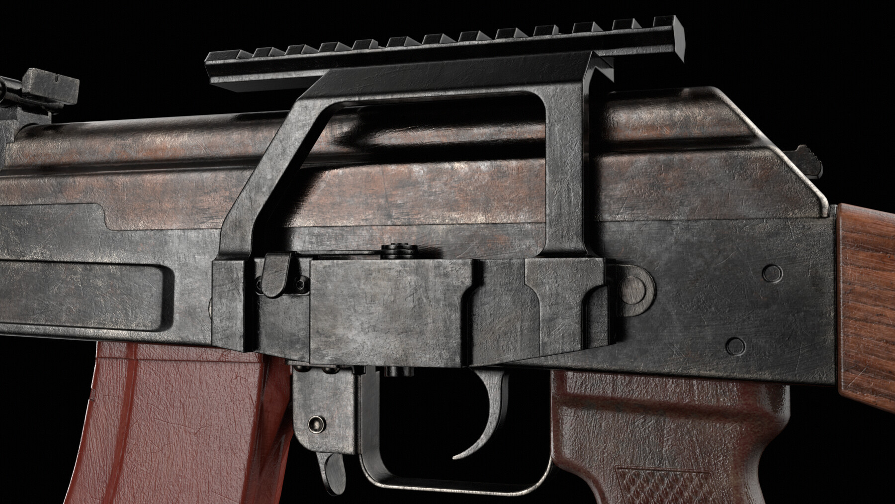 ArtStation - AK-47 / AKS Kalashnikov Assault Rifles (Game Ready) | Game ...