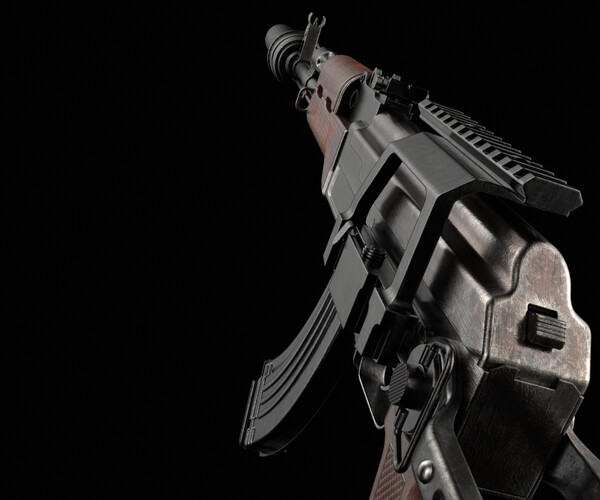 ArtStation - AK-47 / AKS Kalashnikov Assault Rifles (Game Ready) | Game ...