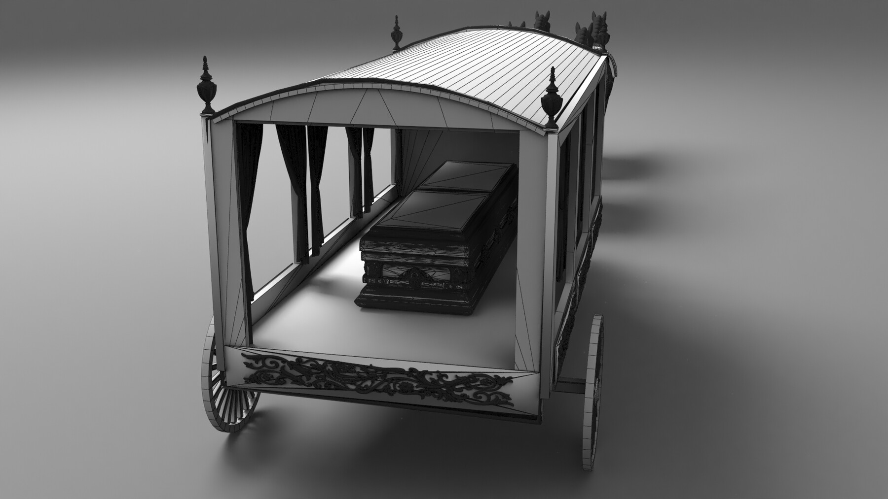 ArtStation - Funeral Carriage | Resources