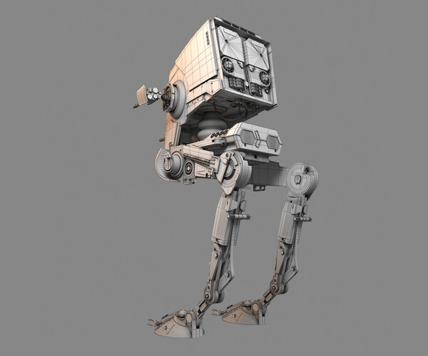 ArtStation - AT-ST Star Wars | Resources