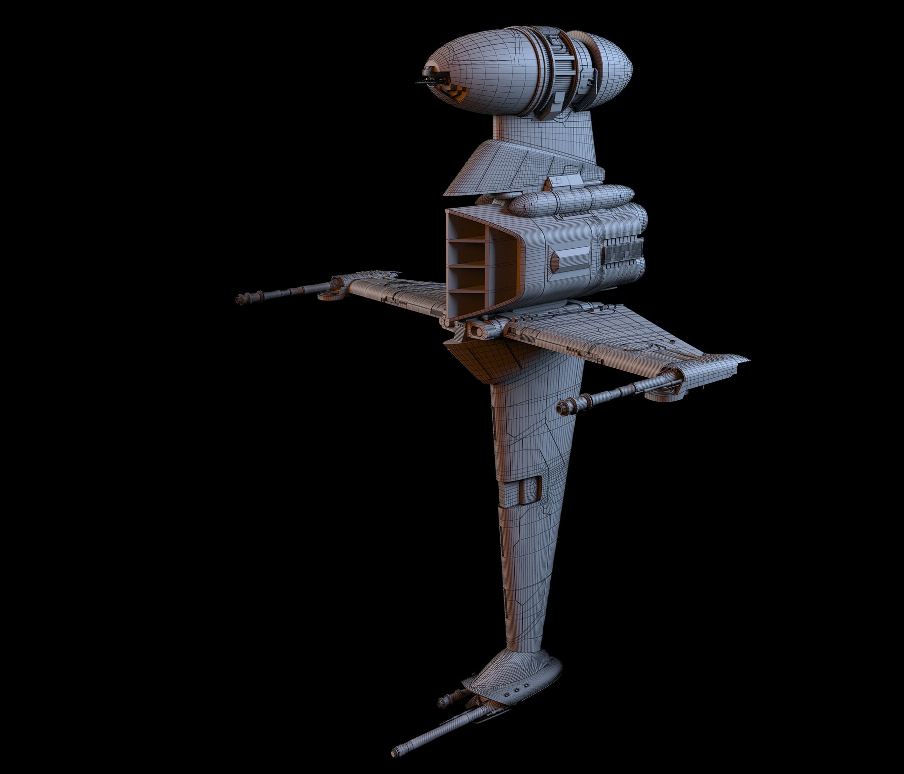 ArtStation - B Wing Star Wars | Resources