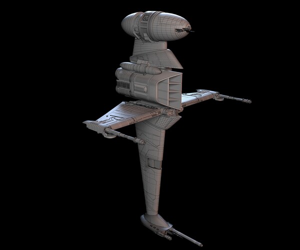 ArtStation - B Wing Star Wars | Resources