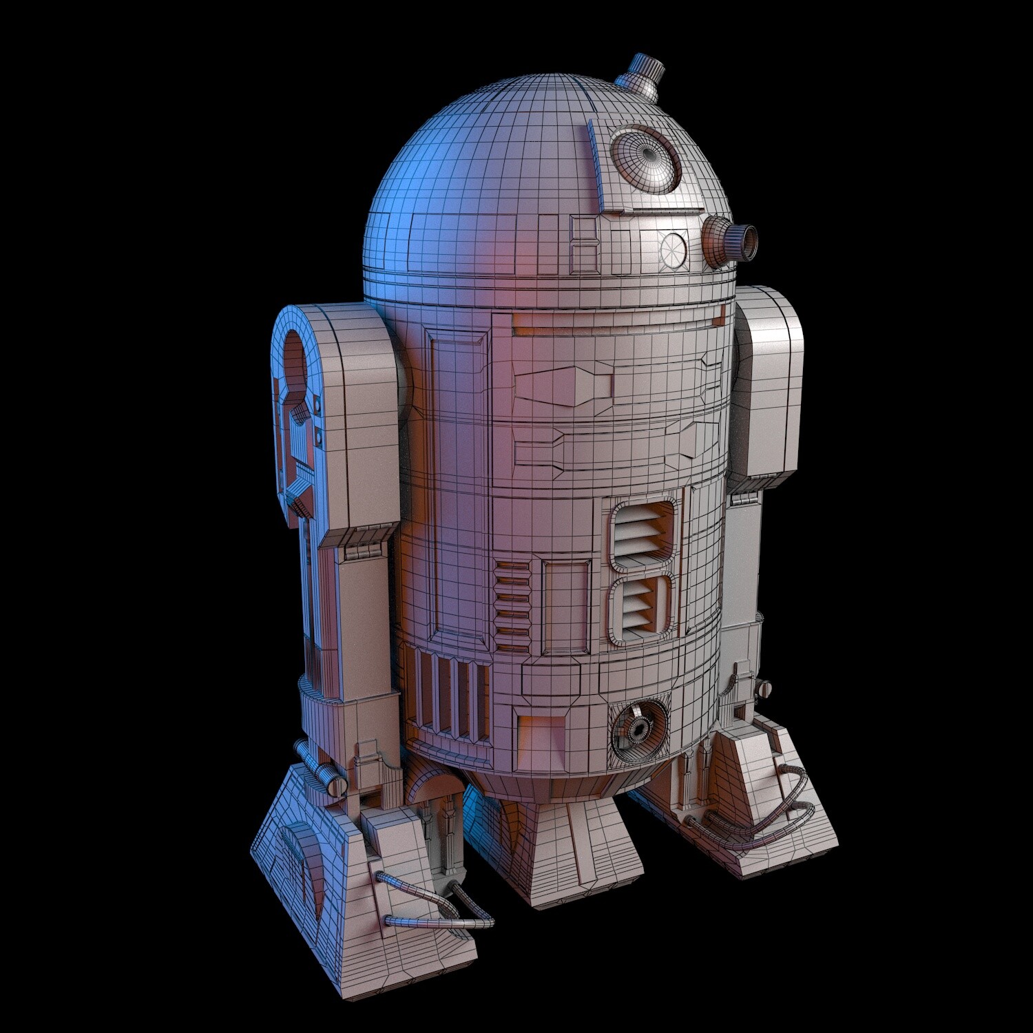 ArtStation - R2D2 Star Wars | Resources