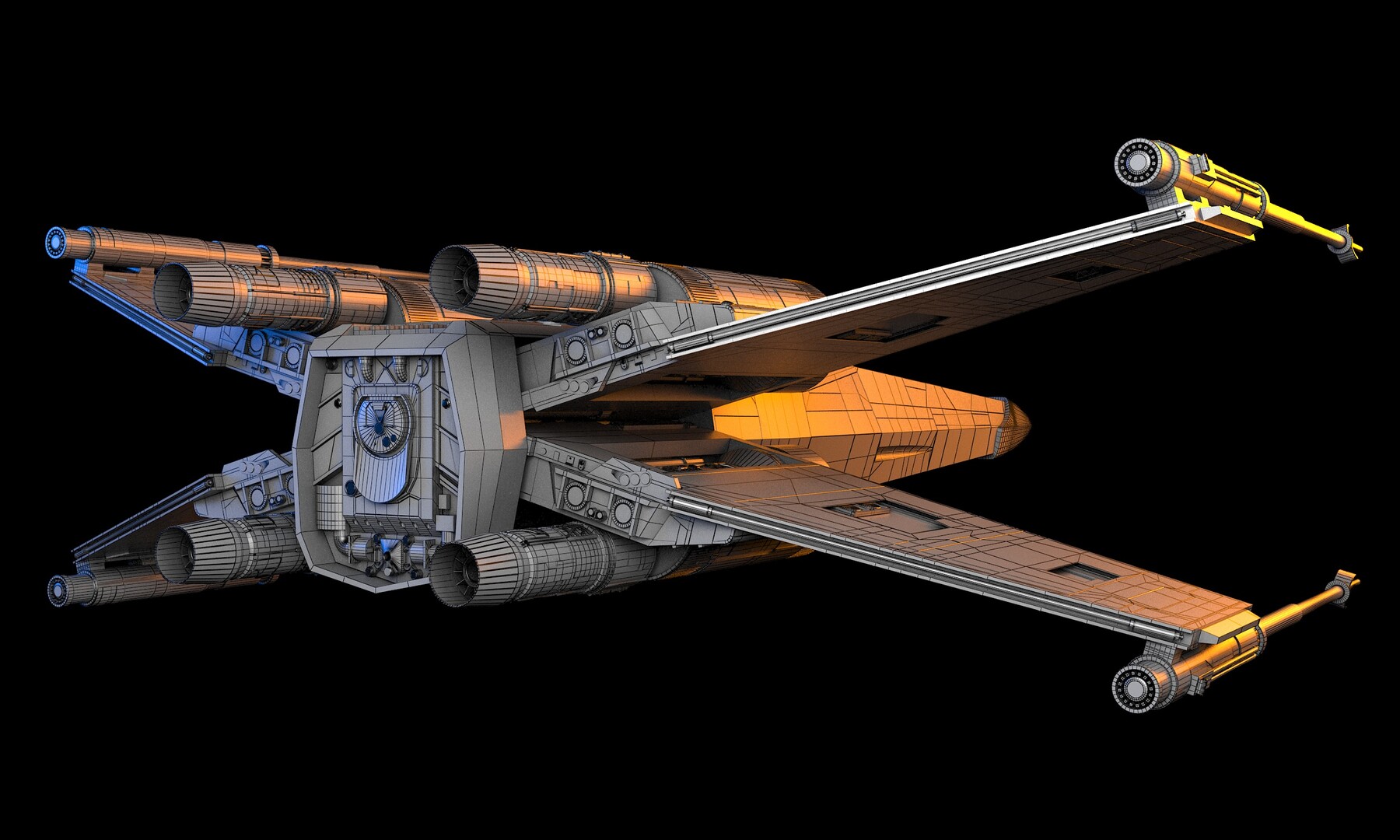 ArtStation - X-WING Star Wars | Resources